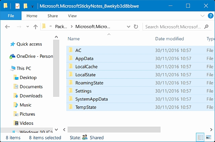 Zumimylittlejourney Sticky Notes Backup Location Windows 10