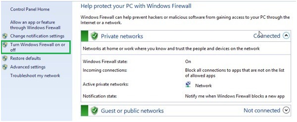Methods to enable or disable the Microsoft Windows Firewall effectively