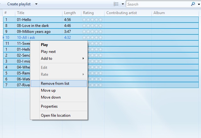 How to Clear Playlist and Library in Windows Media Player
