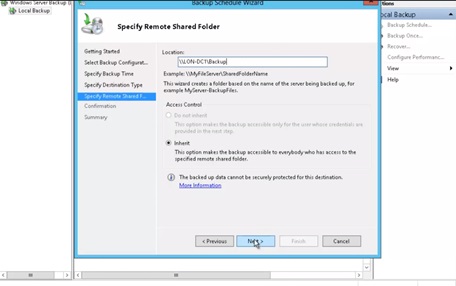 Backup Windows Server to NAS