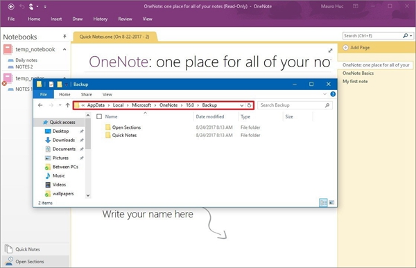 Fix Sync Issues in OneNote for Windows 10